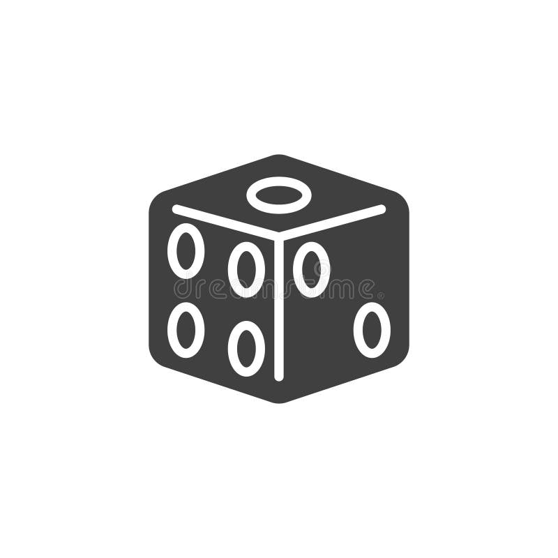 Game dice vector icon stock vector. Illustration of game - 318435826