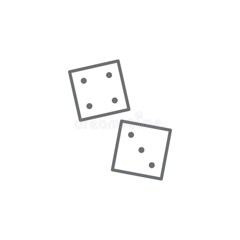 Game dice. stock vector. Illustration of shapes, lucky - 191489317