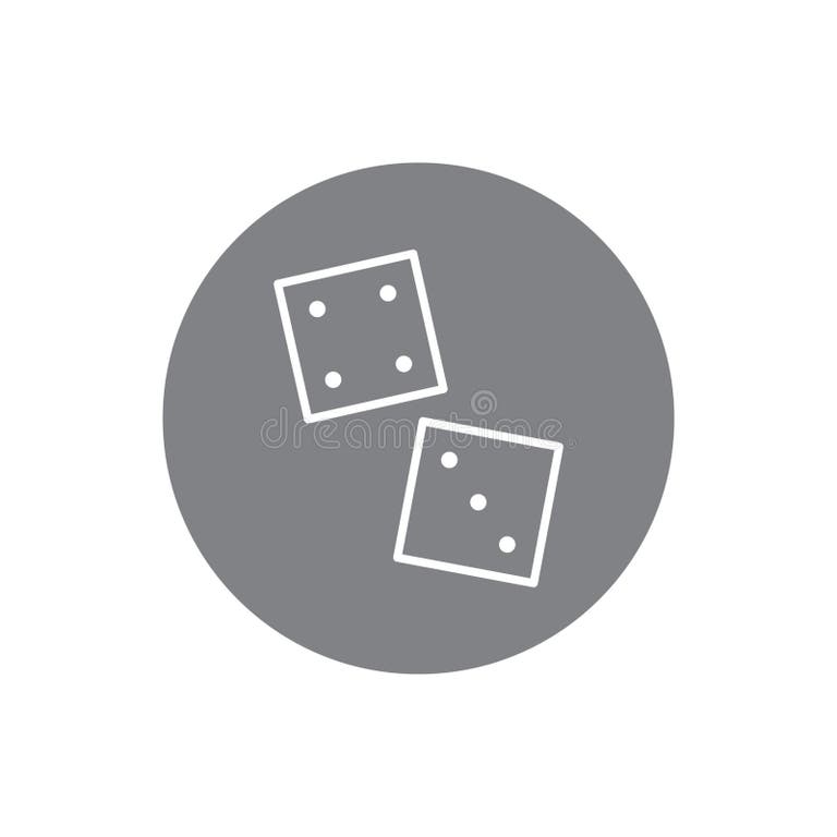 Game Dice. Vector Illustration Decorative Design Stock Vector ...