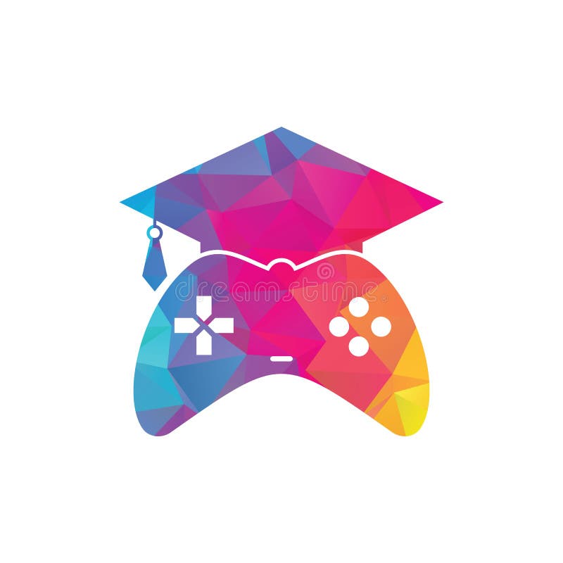 Game Education Vector Logo Design. Stock Vector - Illustration of book ...