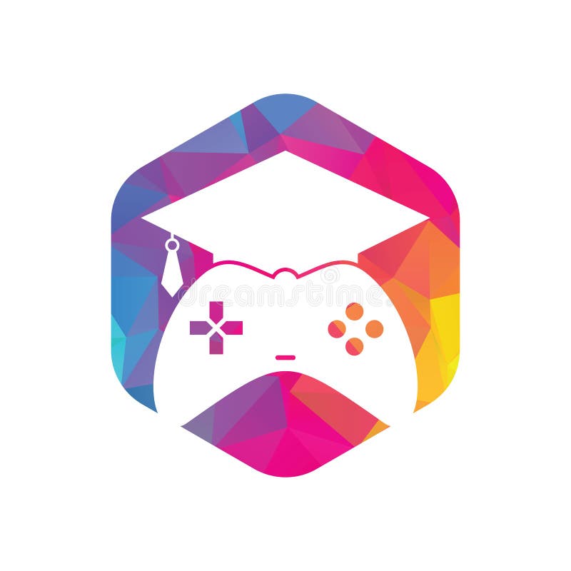 Game Education Vector Logo Design. Stock Vector - Illustration of ...