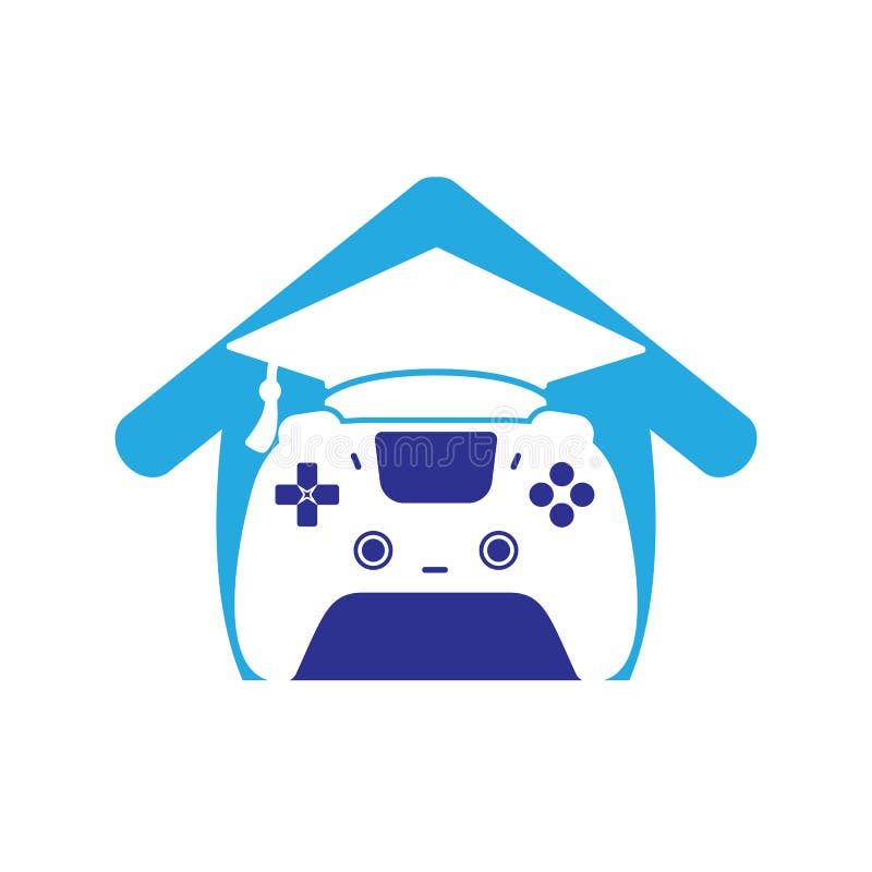 Game Education Vector Logo Design. Stock Vector - Illustration of house ...