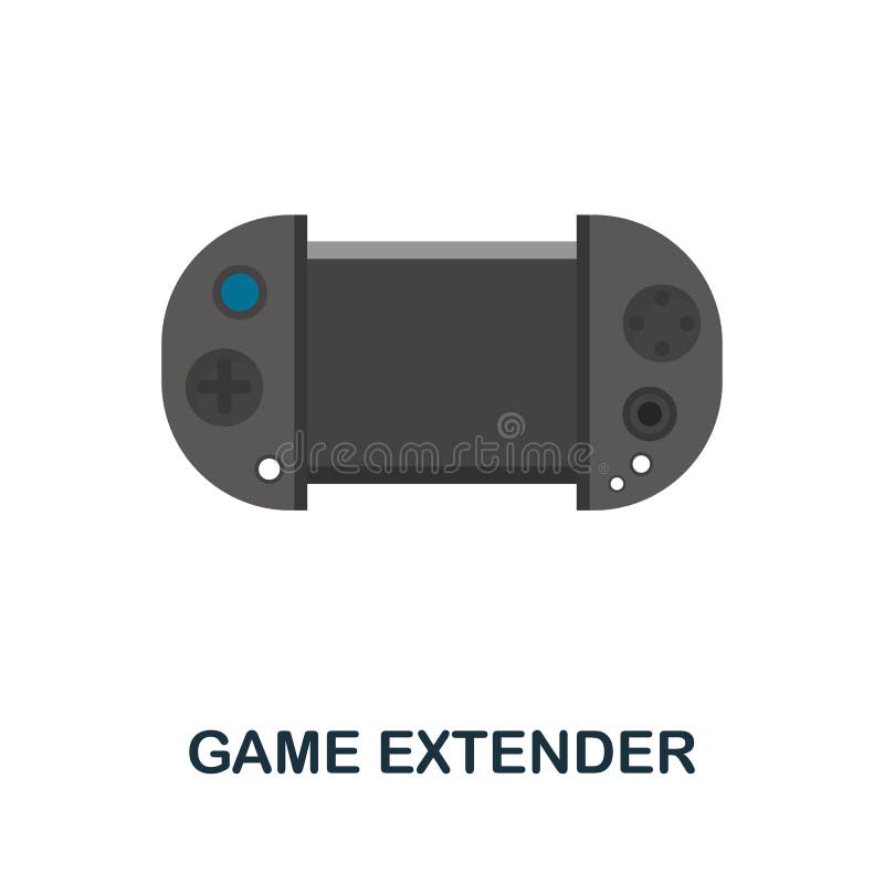 Game Extender Flat Icon. Color Simple Element from Phone Accessories ...