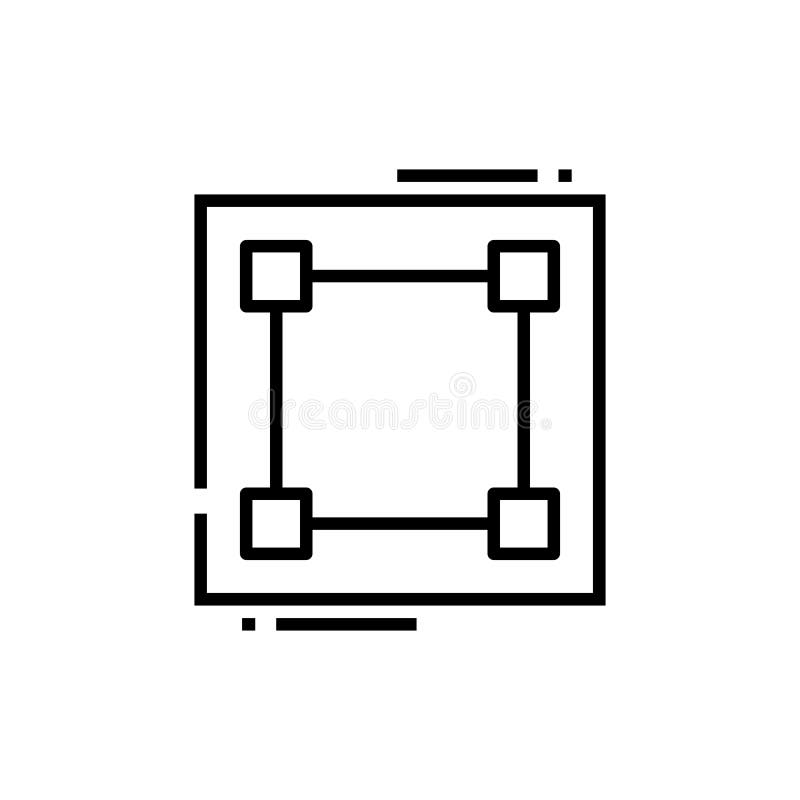 Game Field Line Icon, Concept Sign, Outline Vector Illustration, Linear ...