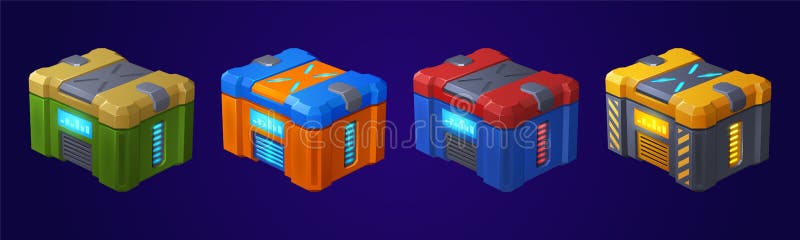 Loot Boxes Stock Illustrations – 42 Loot Boxes Stock Illustrations ...