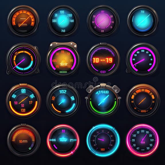 Game Games Speedometer Ai Generated Stock Photo - Image of display ...