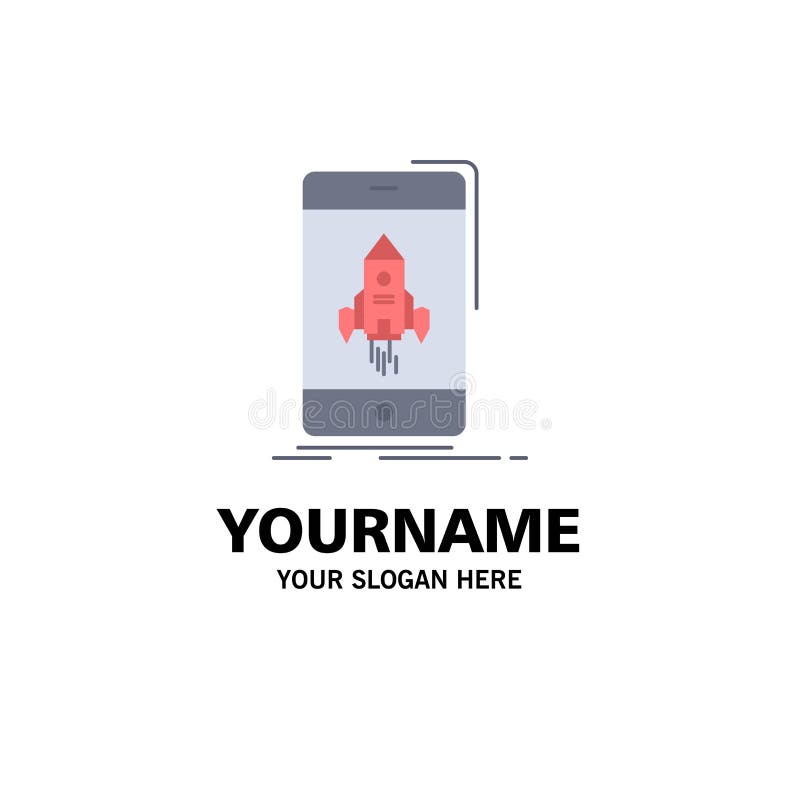 Game, Gaming, Start, Mobile, Phone Flat Color Icon Vector Stock Vector ...