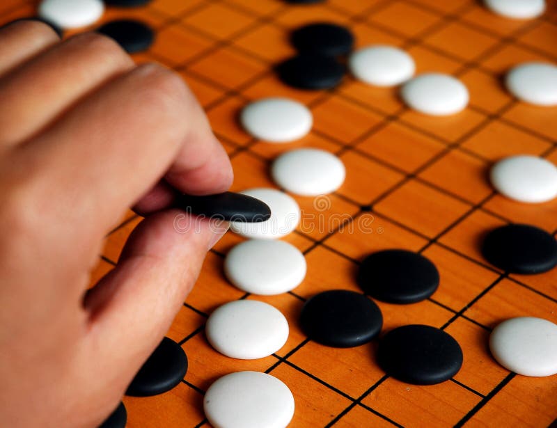 The game of go stock photo. Image of entertainment, chengdu - 2074304