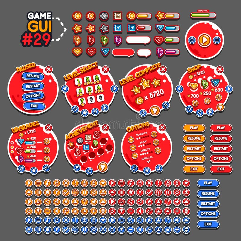 Level UP Icon, Game Screen. Vector Illustration with Arrow and Puple ...