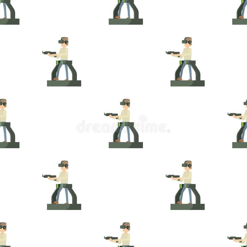 Game Gun Pattern Seamless Vector Stock Vector - Illustration of user ...