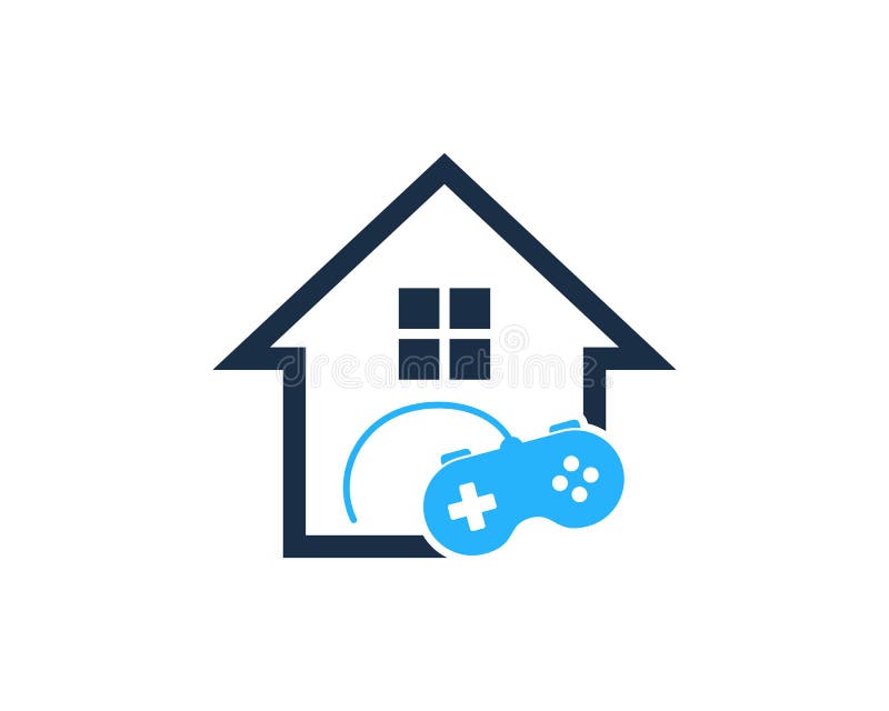 Game House Home Icon Logo Design Element Stock Vector - Illustration of ...