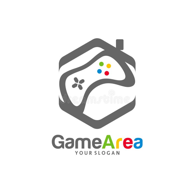 Game House Logo Vector Template, Creative Home Game Logo Design ...