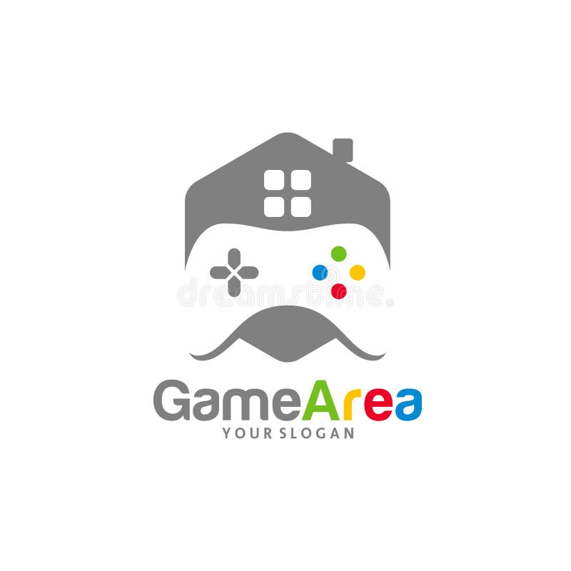 Game House Logo Vector Template, Creative Home Game Logo Design ...