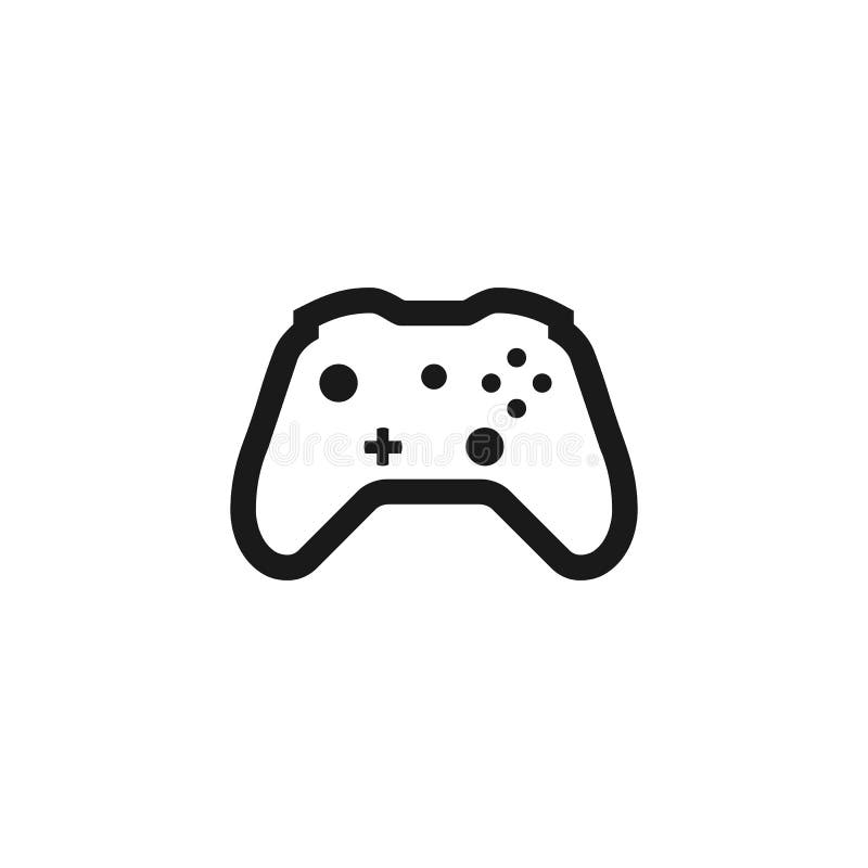Gamepad Symbol Game Icon Device Play Controller Stock Vector ...