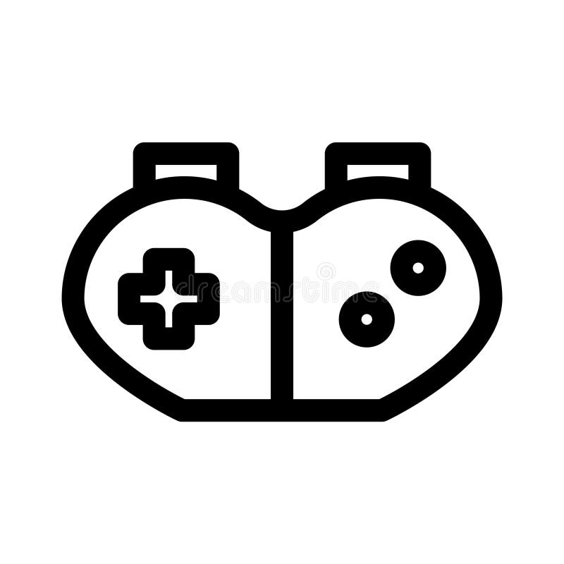 Game Icon Isolated on Black. Game Symbol Suitable for Graphic Designers ...