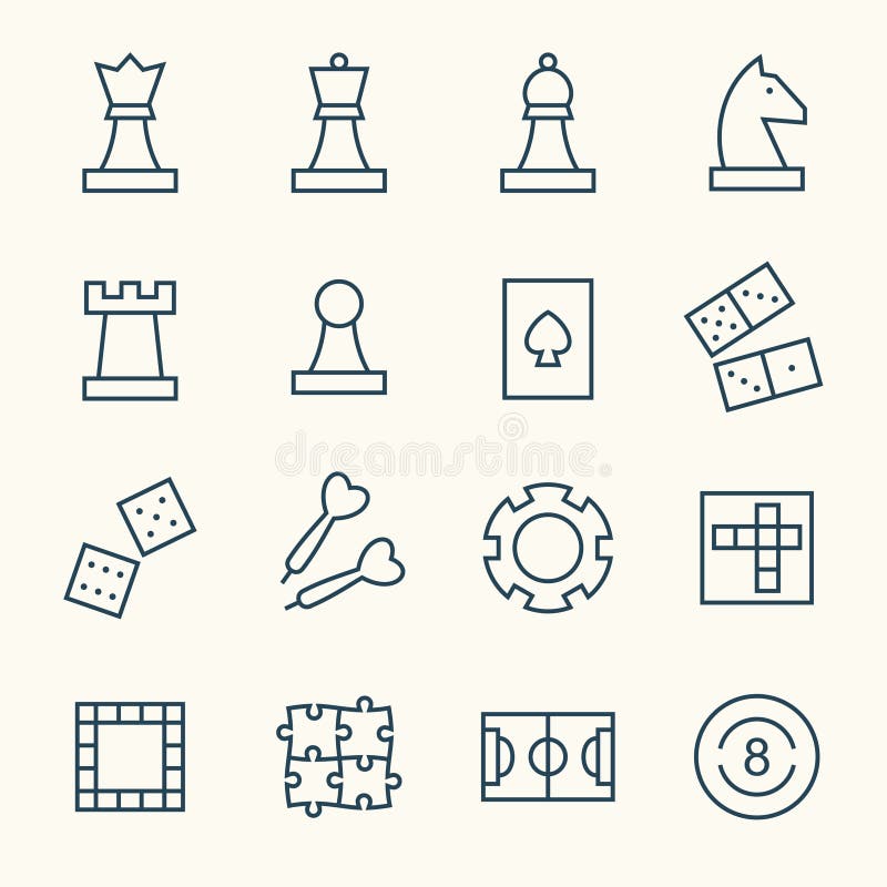 Game icons stock vector. Illustration of cards, icons - 97221852