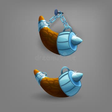 Game Icons of Medieval Horn. Stock Vector - Illustration of icons ...