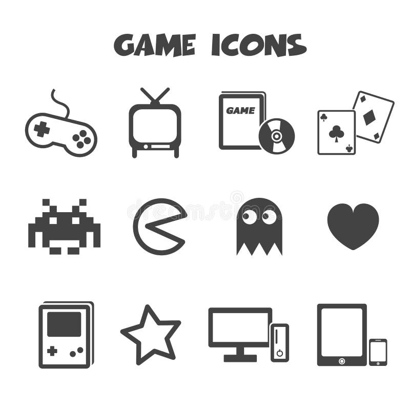 Video Game Controls, Joystick, Gamepads Gaming Vector Icons Editorial ...