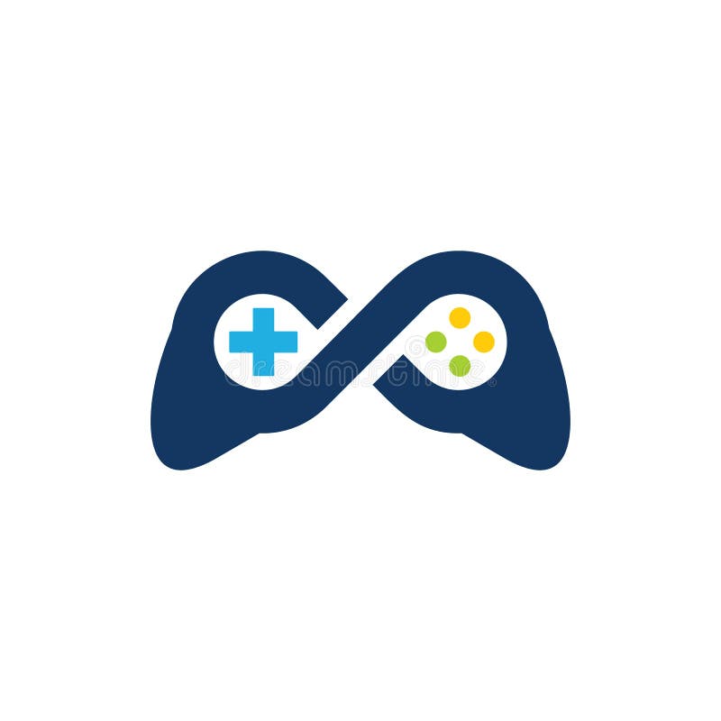 Game Infinity Head Logo Icon Design Stock Vector - Illustration of ...