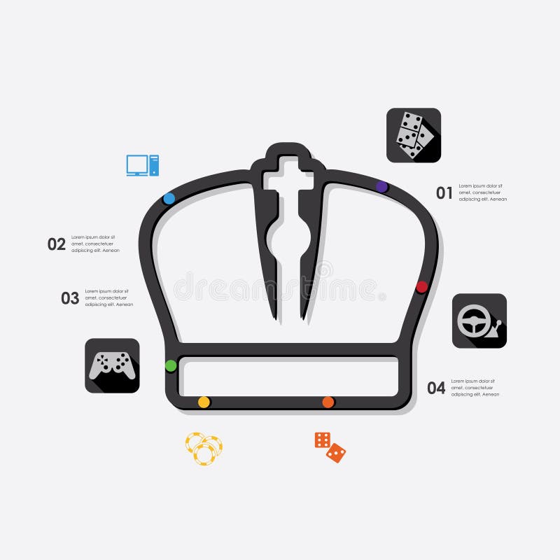 Game infographic stock vector. Illustration of collection - 55078902