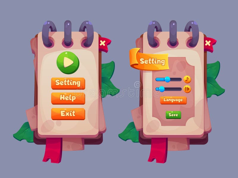 Game Main Screen Stock Illustrations – 165 Game Main Screen Stock ...