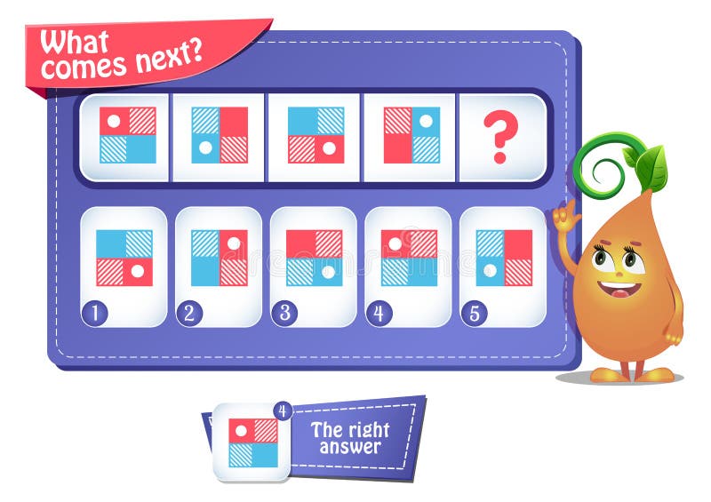 Game Iq Comes Puzzle Triangle Stock Illustration - Illustration of game ...