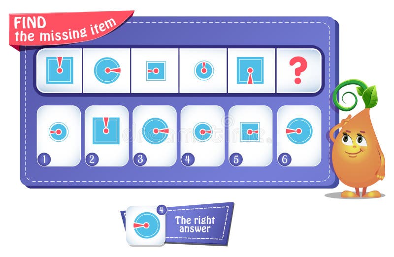 Game Iq Comes Puzzle Triangle Stock Illustration - Illustration of game ...