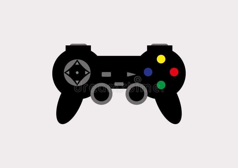 Game Joystick. Vector Illustration. Joystick for Video Games. Stock ...