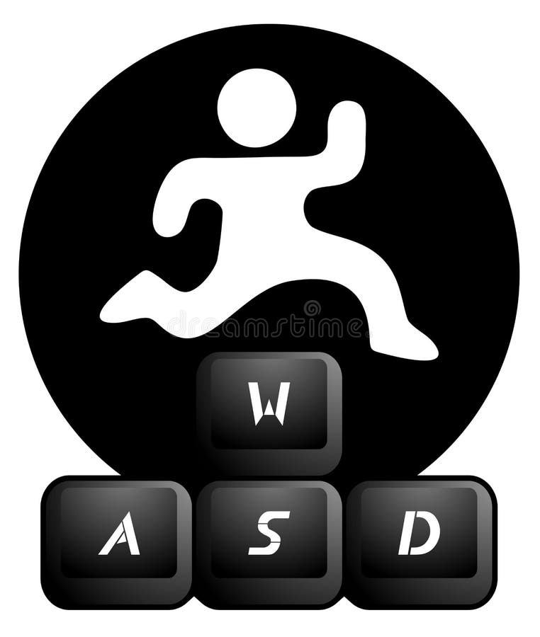 Game keys stock vector. Illustration of rules, shows - 28097628