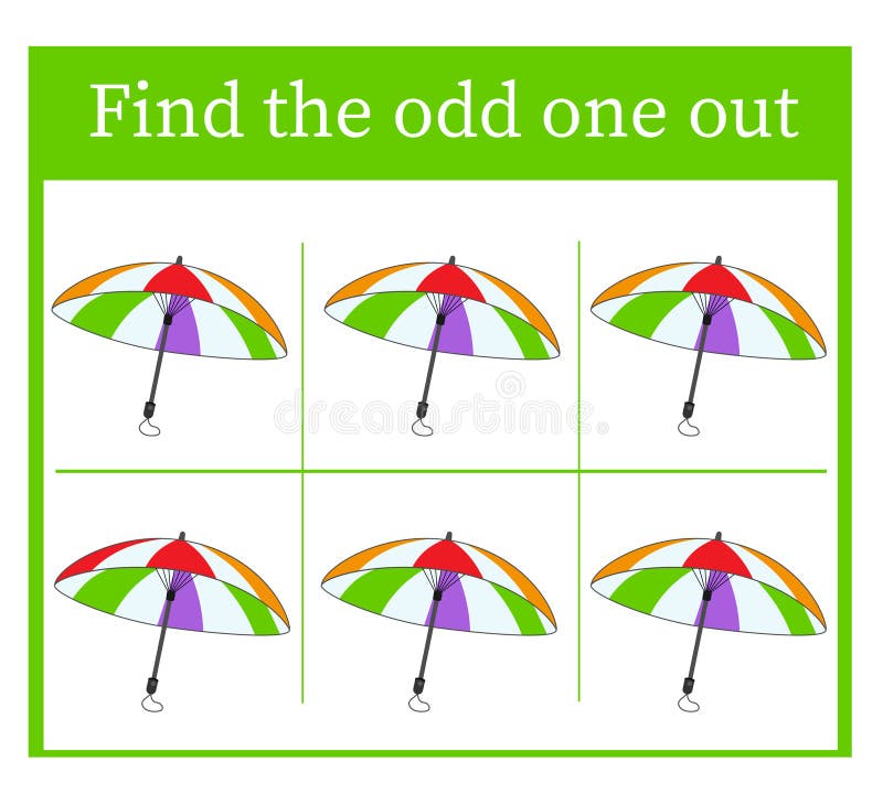 Game for Kids. Task for Development of Attention and Logic Stock Vector ...