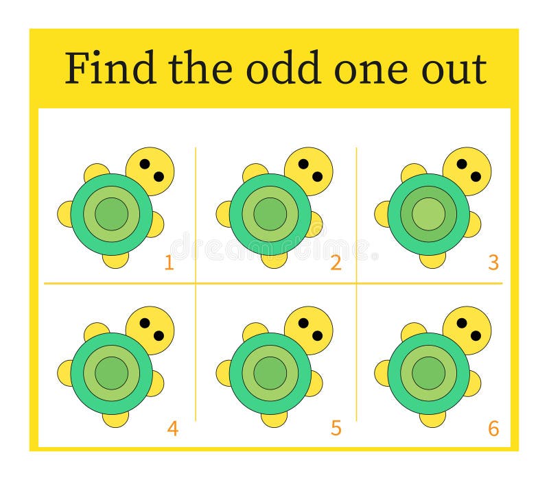 Game for Kids. Task for Development of Attention and Logic. Vector ...
