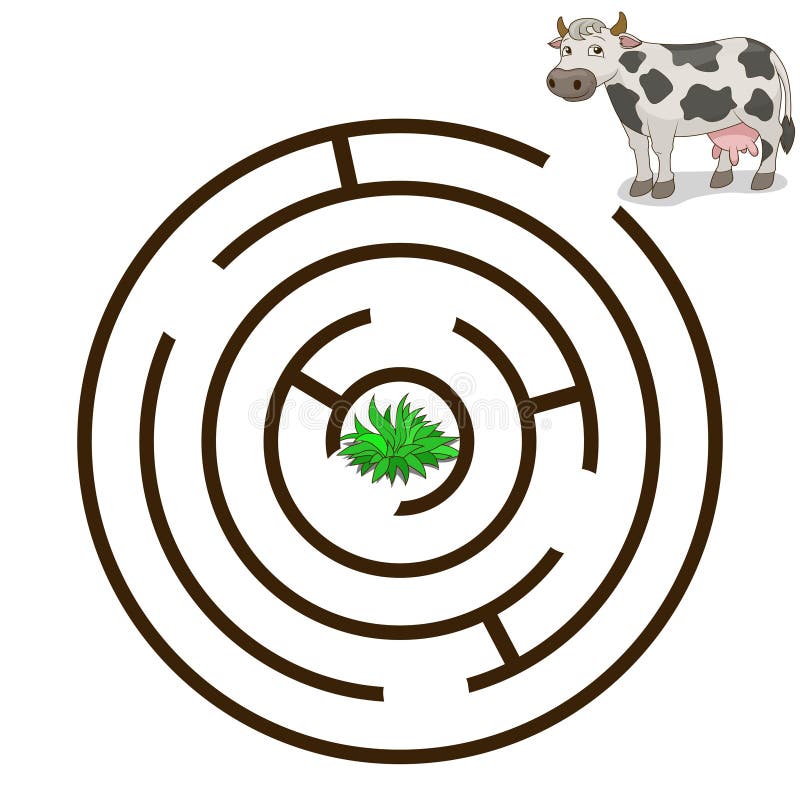 Cow Labyrinth Stock Illustrations – 191 Cow Labyrinth Stock ...