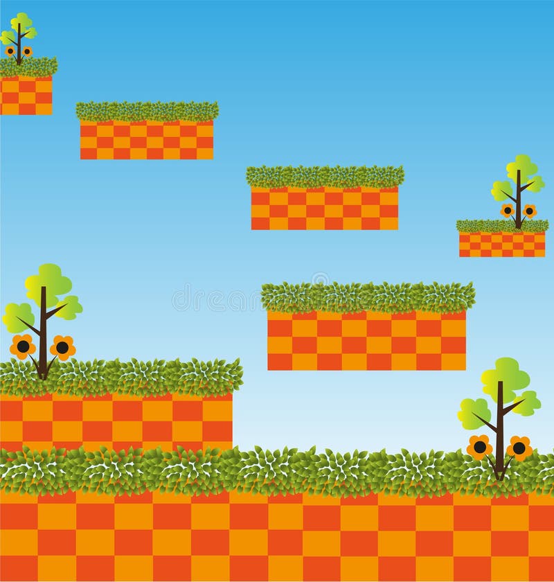 Game landscape background stock vector. Illustration of beautiful ...