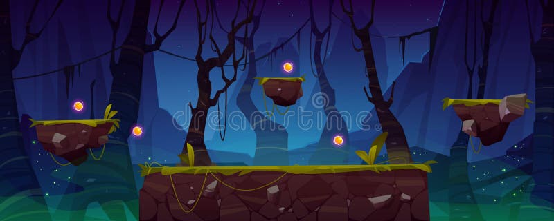 Mobile Game App Background, Application Interface Stock Vector - Illustration of background ...