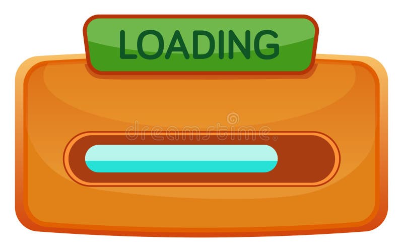 Game Ui Loading Progress Bars Cartoon Vector Set Stock Vector ...