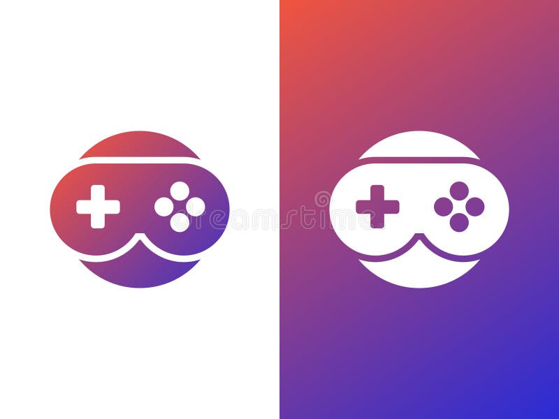 Game Logo Design stock vector. Illustration of simple - 208455707