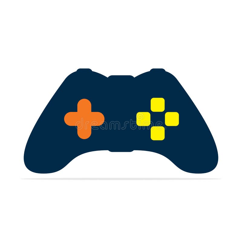 Game Logo Design, Game Joystick Icon. Stock Vector - Illustration of ...