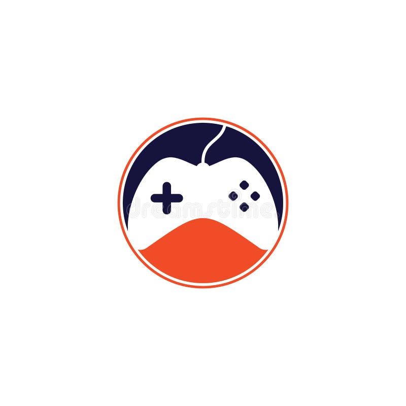 Game Logo Design Template. stock vector. Illustration of element ...