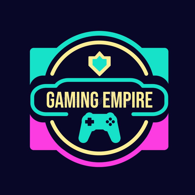 Game Logo Design. Video Game Emblems Set Stock Vector - Illustration of ...