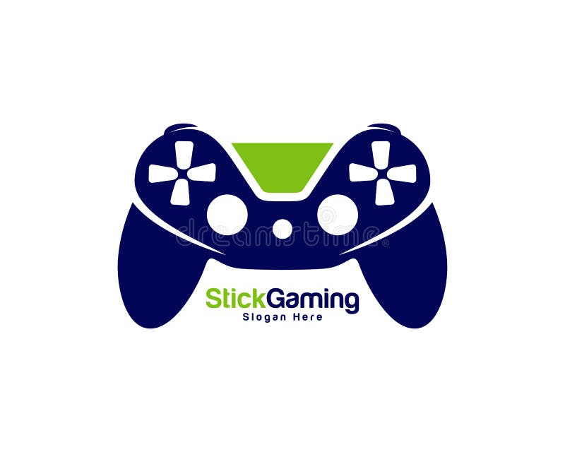 Game Logo Template Vector. Joystick Design Icon. Stylized Joystick ...
