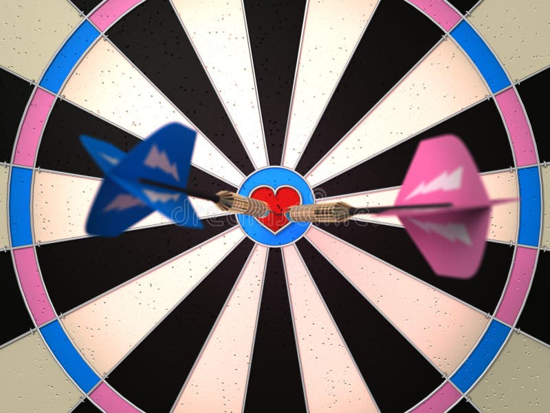 Game of love stock illustration. Illustration of couple - 3836990