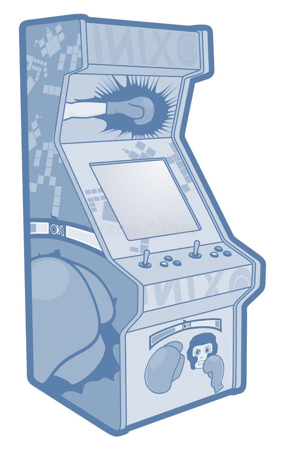 Game machine stock vector. Illustration of button, geek - 42710942