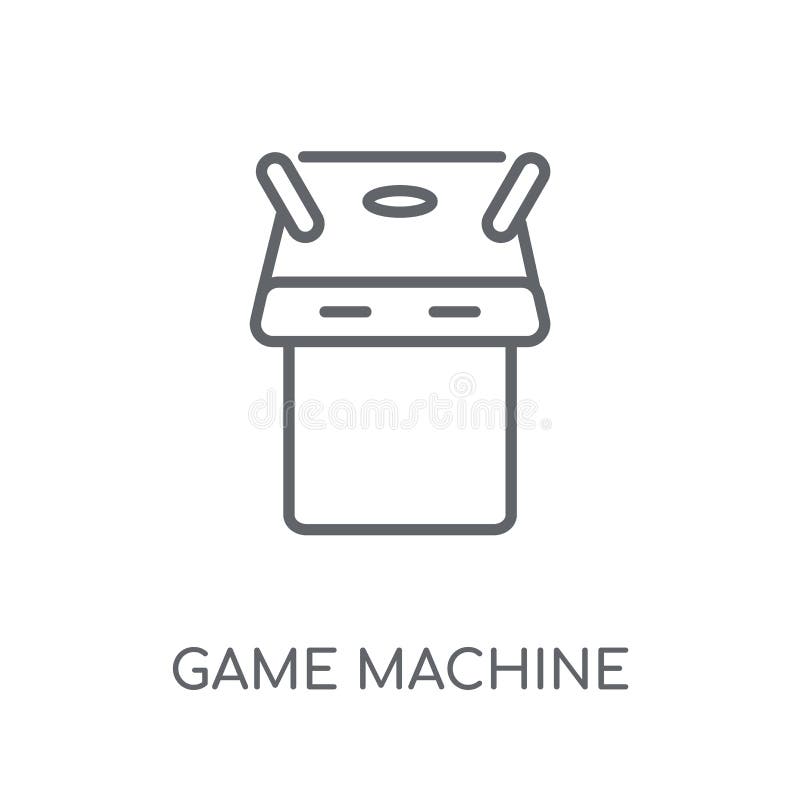 Game Machine Linear Icon. Modern Outline Game Machine Logo Conce Stock ...