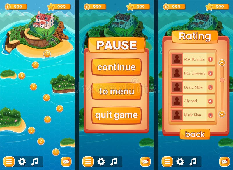 Concept Game Level Map Mobile Stock Illustrations – 61 Concept Game Level Map Mobile Stock ...