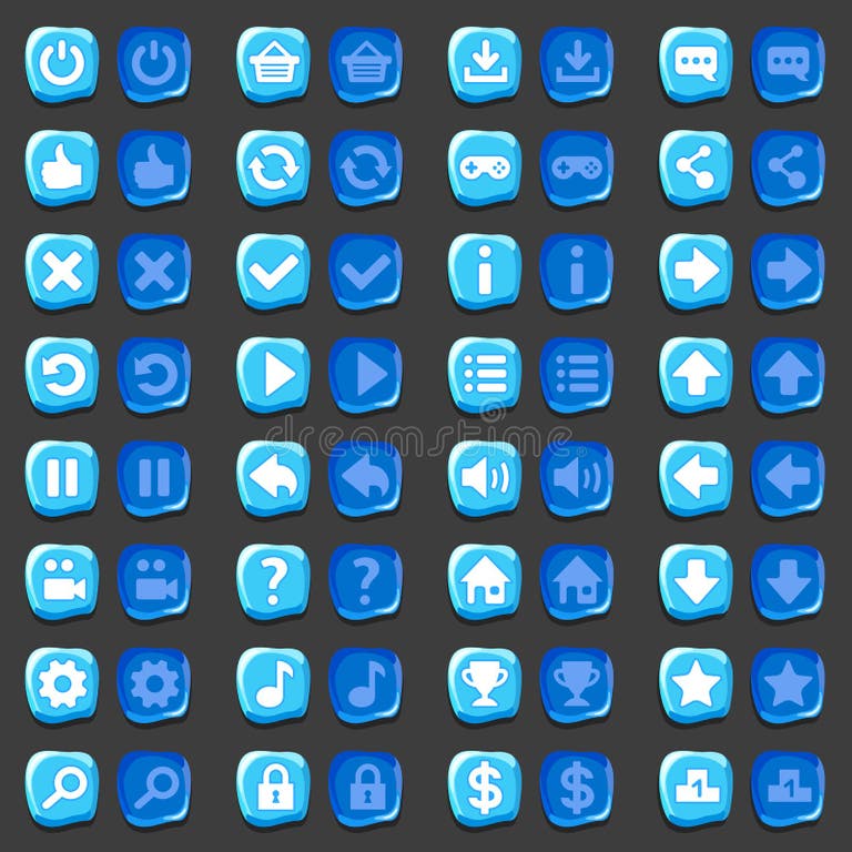Game Menu Icons Stock Illustrations – 3,316 Game Menu Icons Stock ...