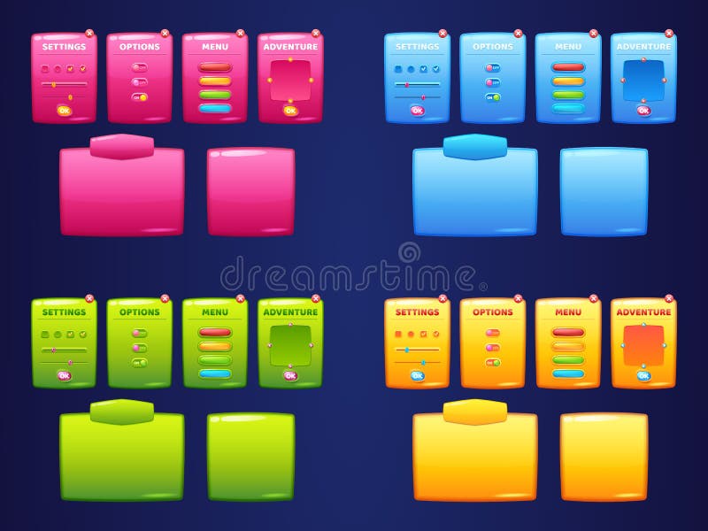 Game Options Ui Stock Illustrations – 409 Game Options Ui Stock ...