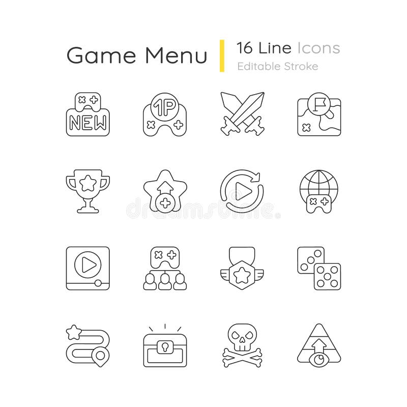 Gamer Menu Stock Illustrations – 646 Gamer Menu Stock Illustrations ...