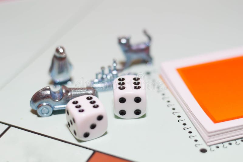 Game monopoly close up. editorial stock image. Image of fortuna - 134624049