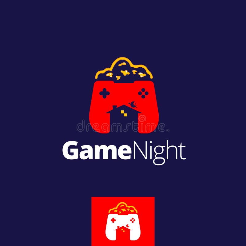 Game Night symbol vector stock vector. Illustration of game - 188833388