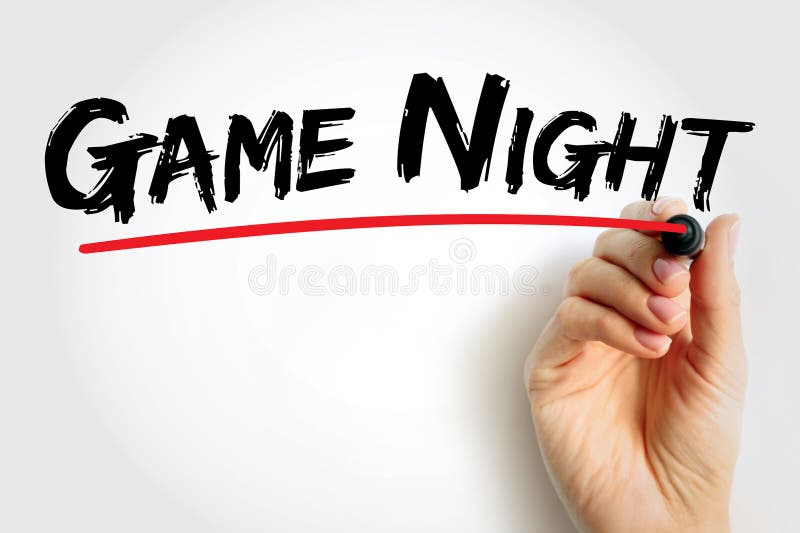 Game Night Text Quote Concept Background Stock Photos - Free & Royalty ...